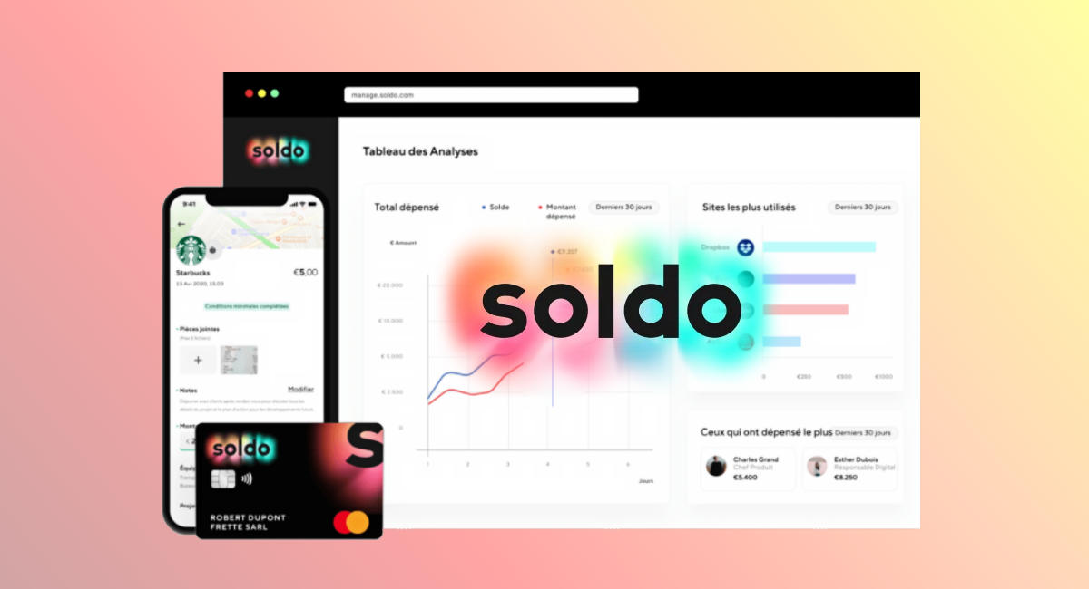 Avis sur Soldo -Compte pour gérer les dépense des collaborateurs