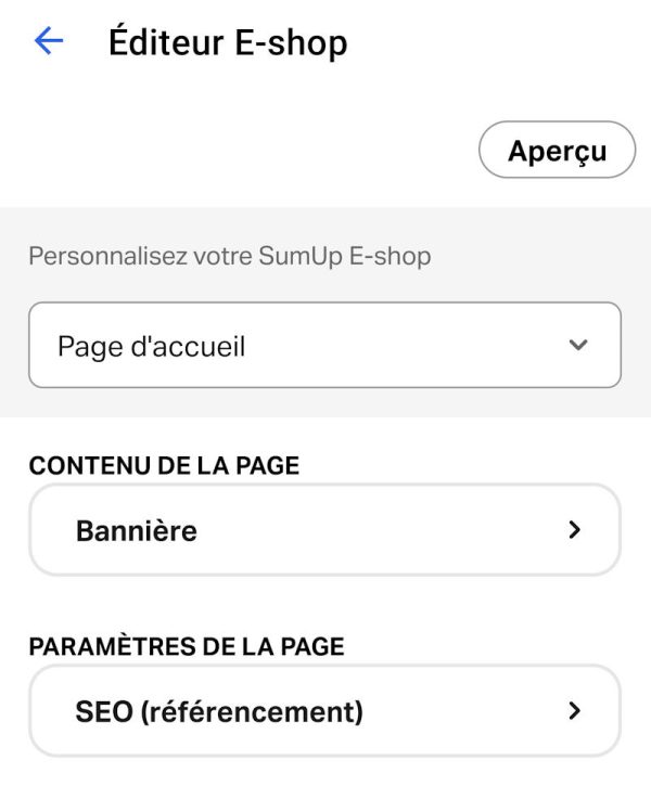 Avis sur SumUp E-shop : une boutique en ligne simple et basique