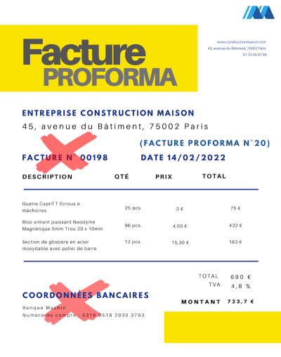 Qu'est-ce qu'une Facture Proforma