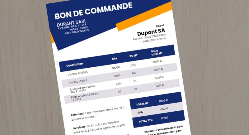 Bon de commande : qu'est-ce que c'est ? À quoi ça sert